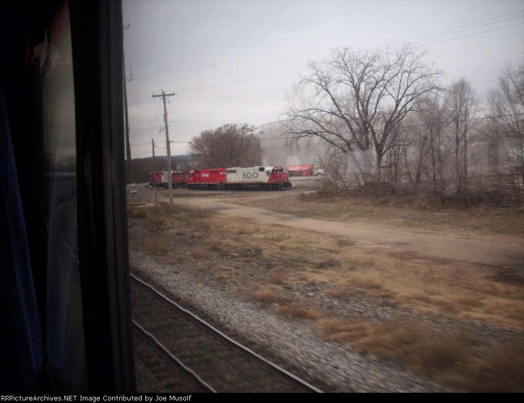 CP and Soo Power sitting around